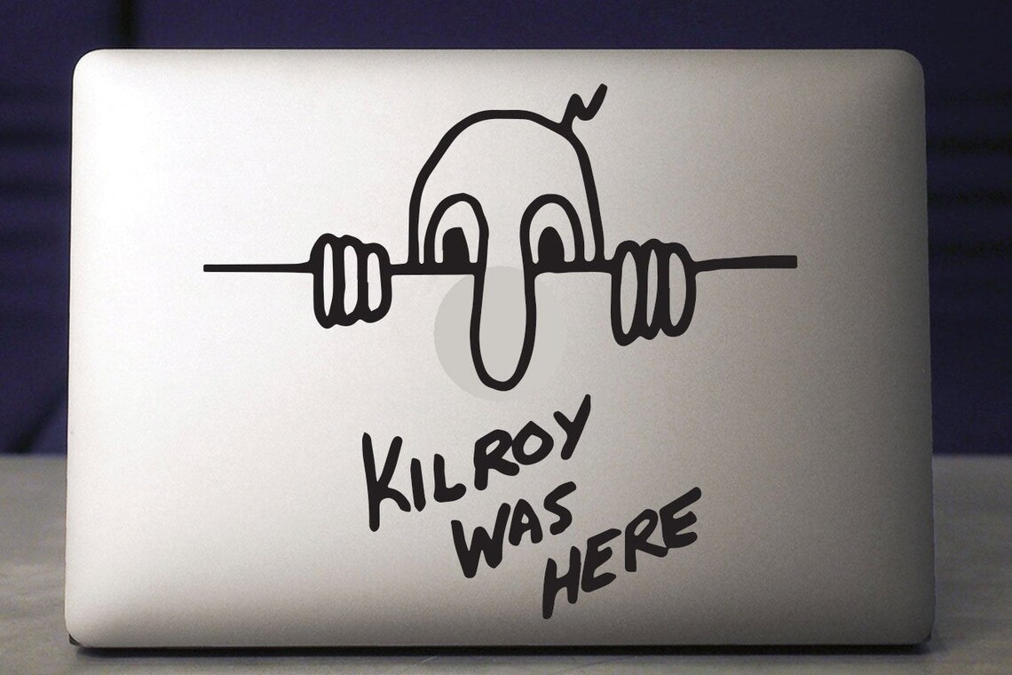 Kilroy Was Here Vinyl Decal Sticker - Etsy