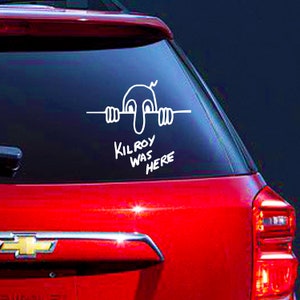 Kilroy Was Here Vinyl Decal Sticker - Etsy