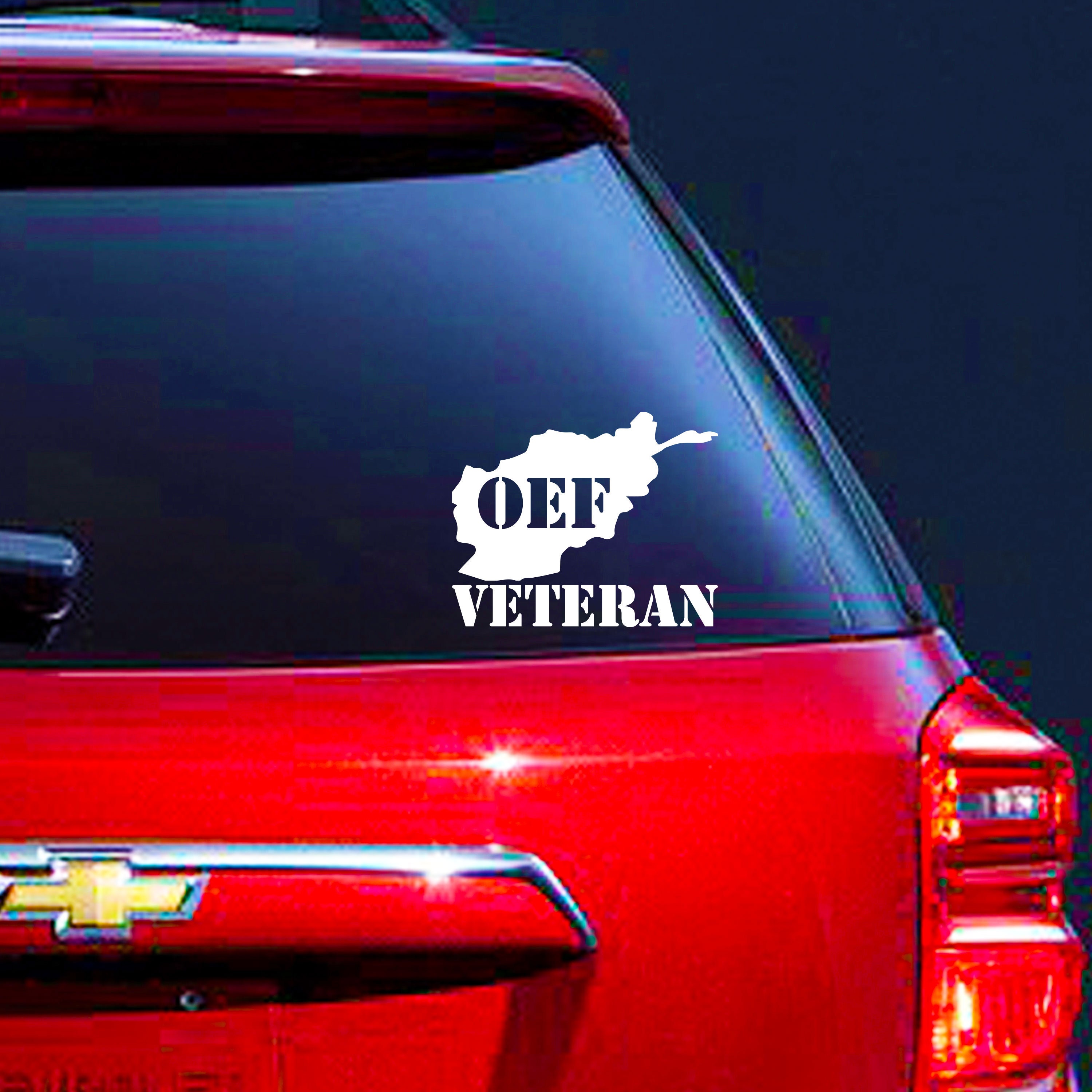 OEF operation Enduring Freedom Vinyl Decal Sticker | Etsy