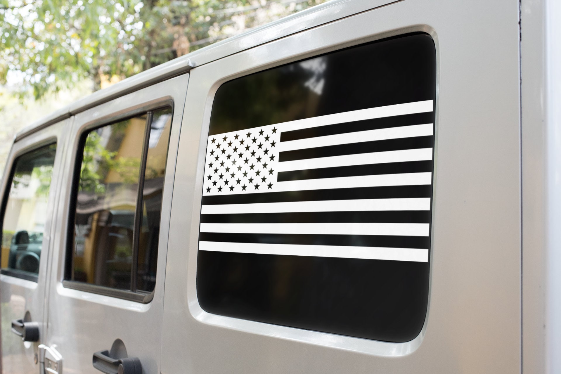 Subdued American Flag Vinyl Decal Stickerstandard and - Etsy