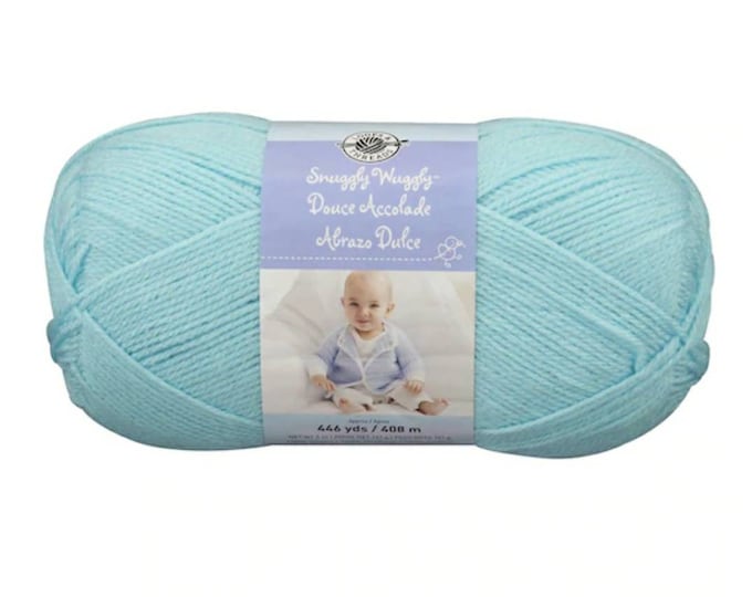 Snuggly Wuggly Yarn by Loops and Threads, Color - Cool Baby, 446 Yards ...