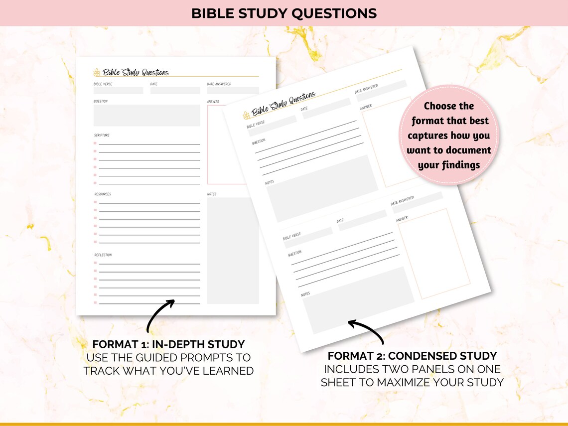 Bible Study Bundle: Bible Chapter Study, Verse Mapping, Bible Study ...