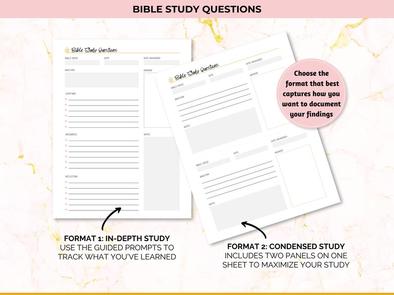 Bible Study Bundle: Bible Chapter Study, Verse Mapping, Bible Study ...