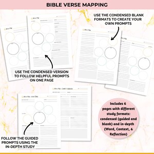 Bible Study Bundle: Bible Chapter Study, Verse Mapping, Bible Study ...
