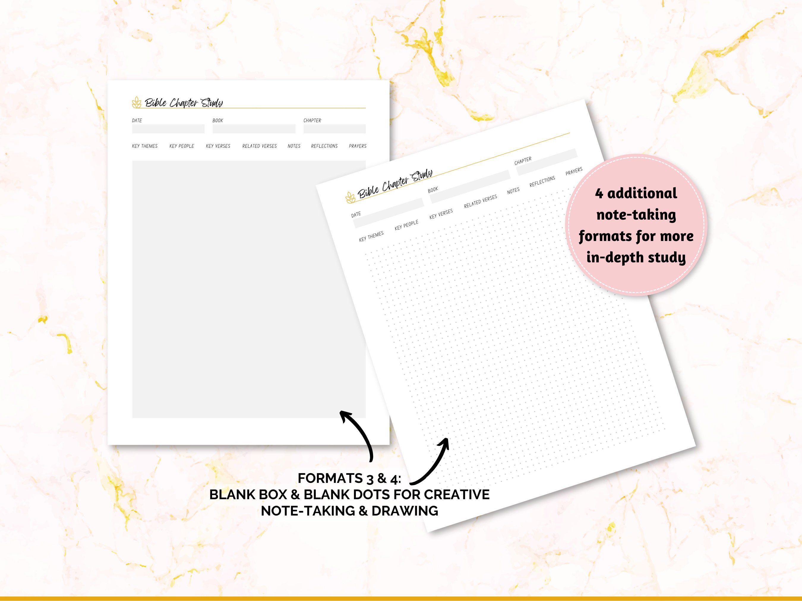 Bible Study Planner Template Download Prayer Journal Page Template ...