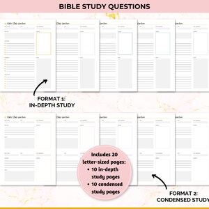 Bible Study Bundle: Bible Chapter Study, Verse Mapping, Bible Study ...