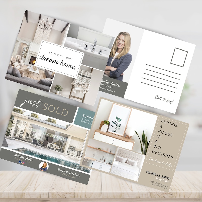 Realtor Postcards - Etsy
