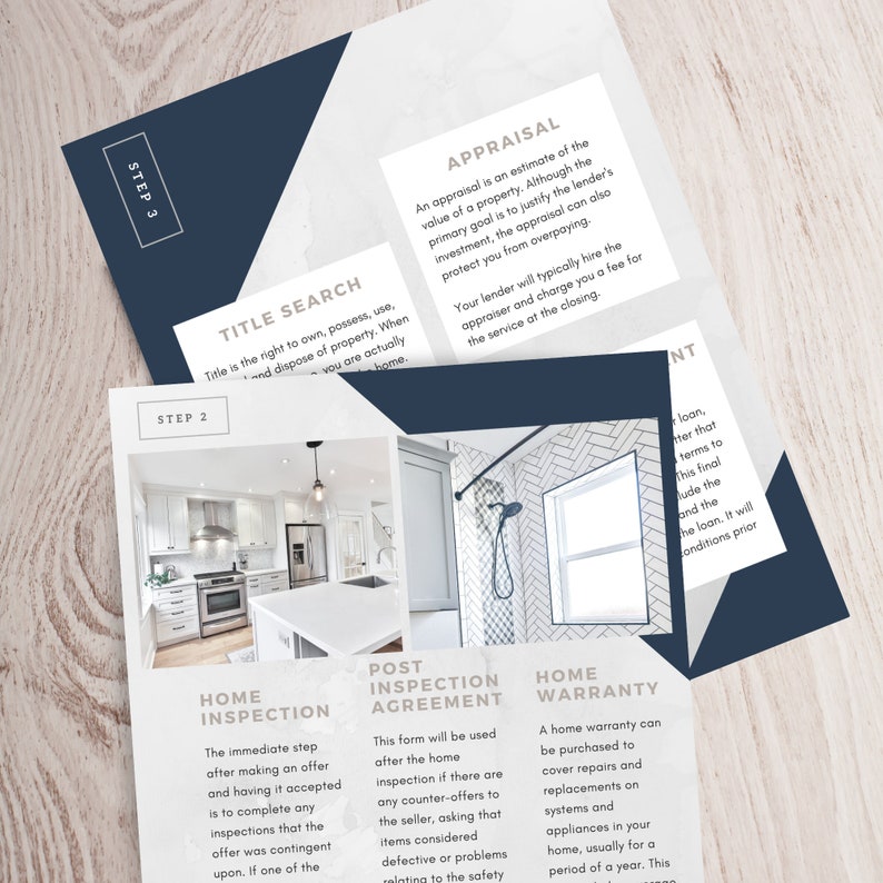 Real Estate Home Buyer's Guide, Realtor Marketing Tools (canva Editable ...