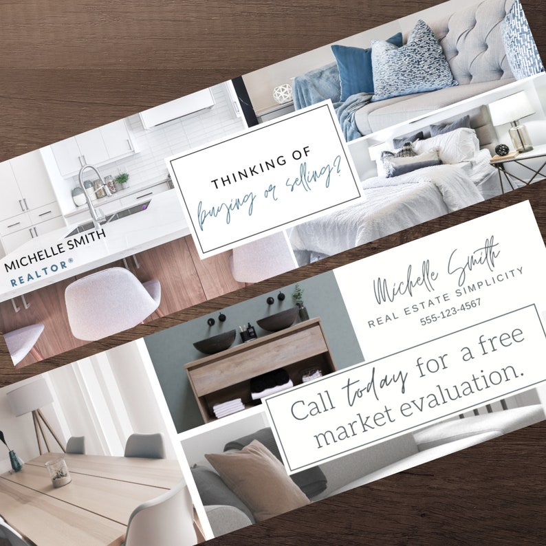 Real estate postcards real estate email header email | Etsy