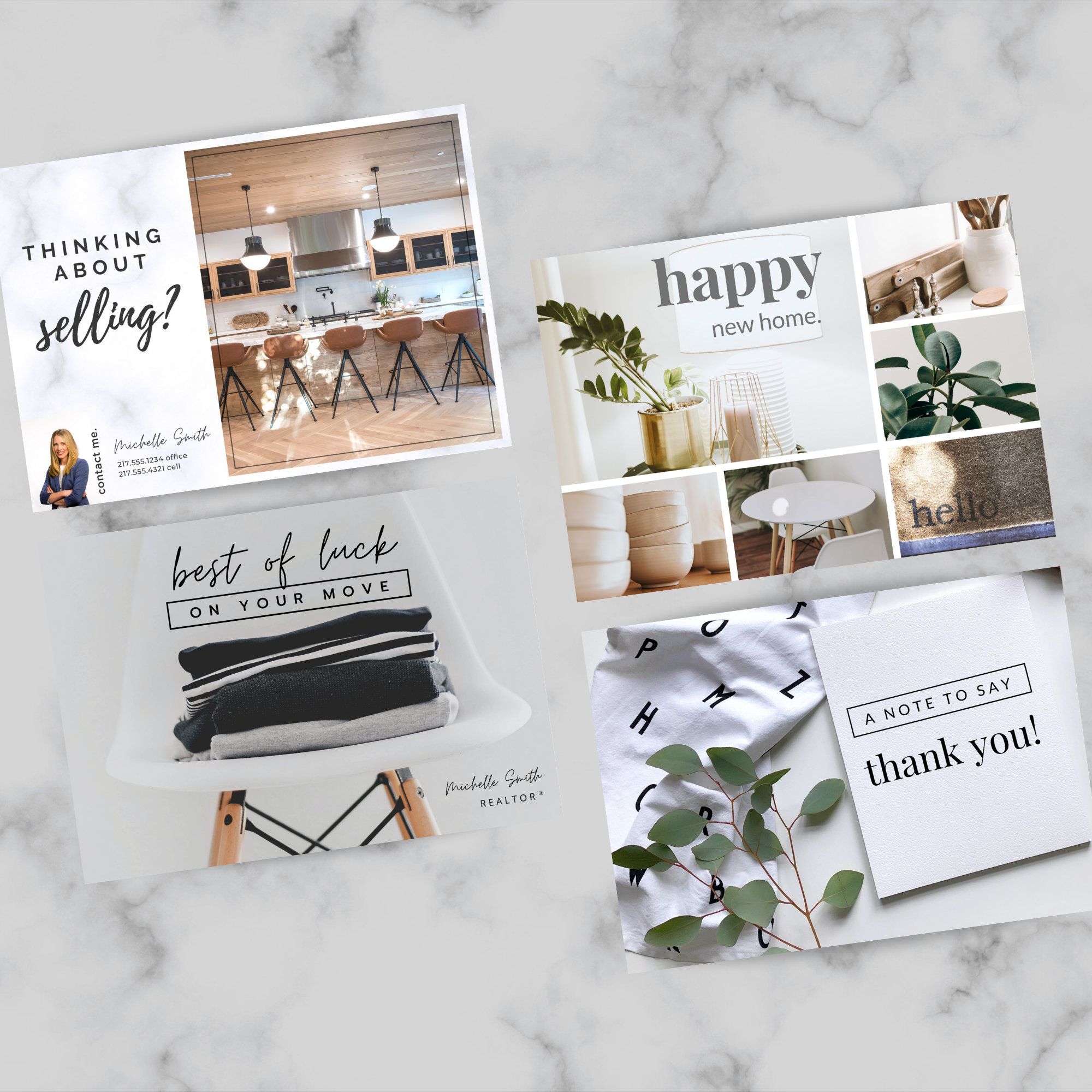 Real Estate Greeting Card Set Realtor Postcards Realtor | Etsy