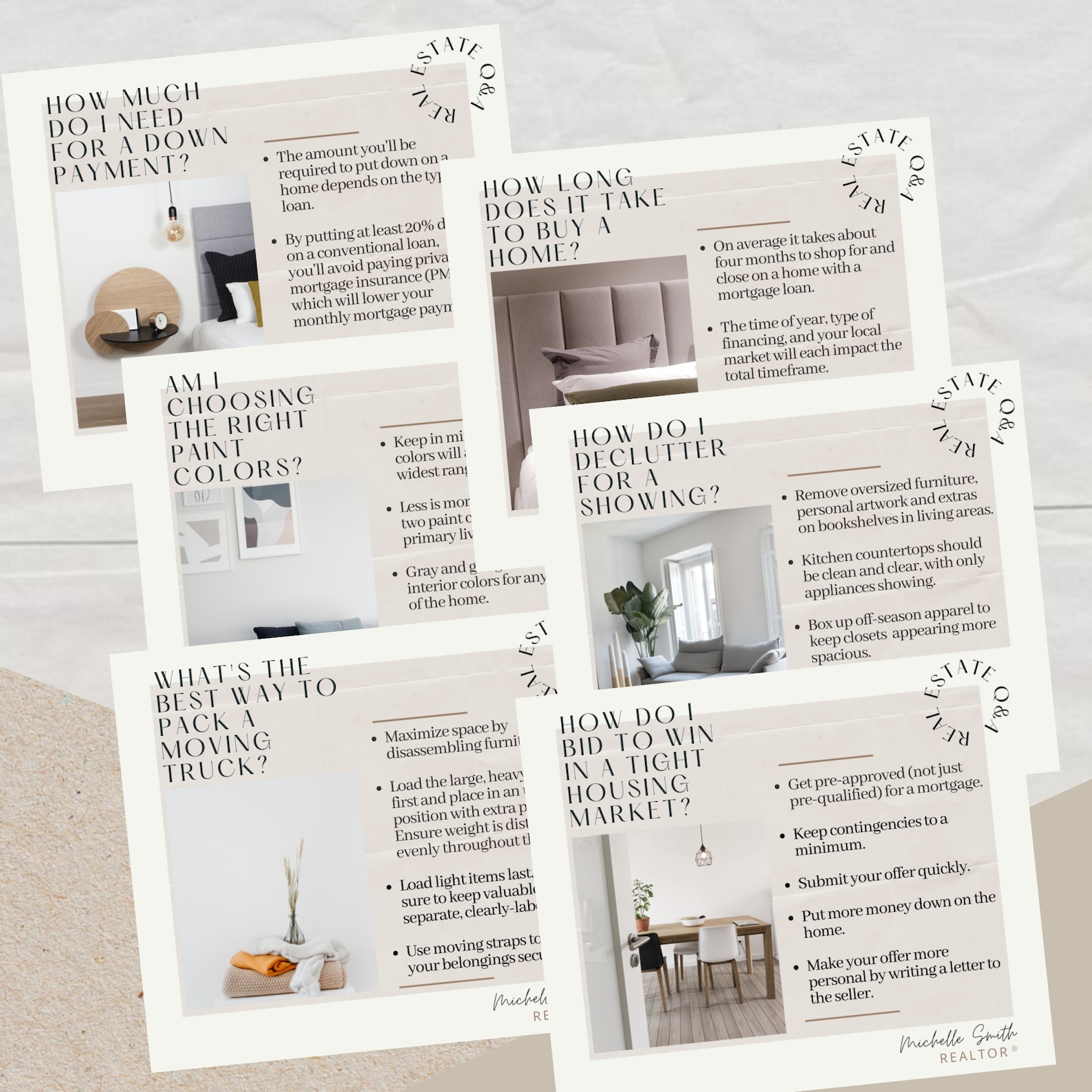 Real Estate Facebook Posts Q&A Social Media Realtor Realtor - Etsy