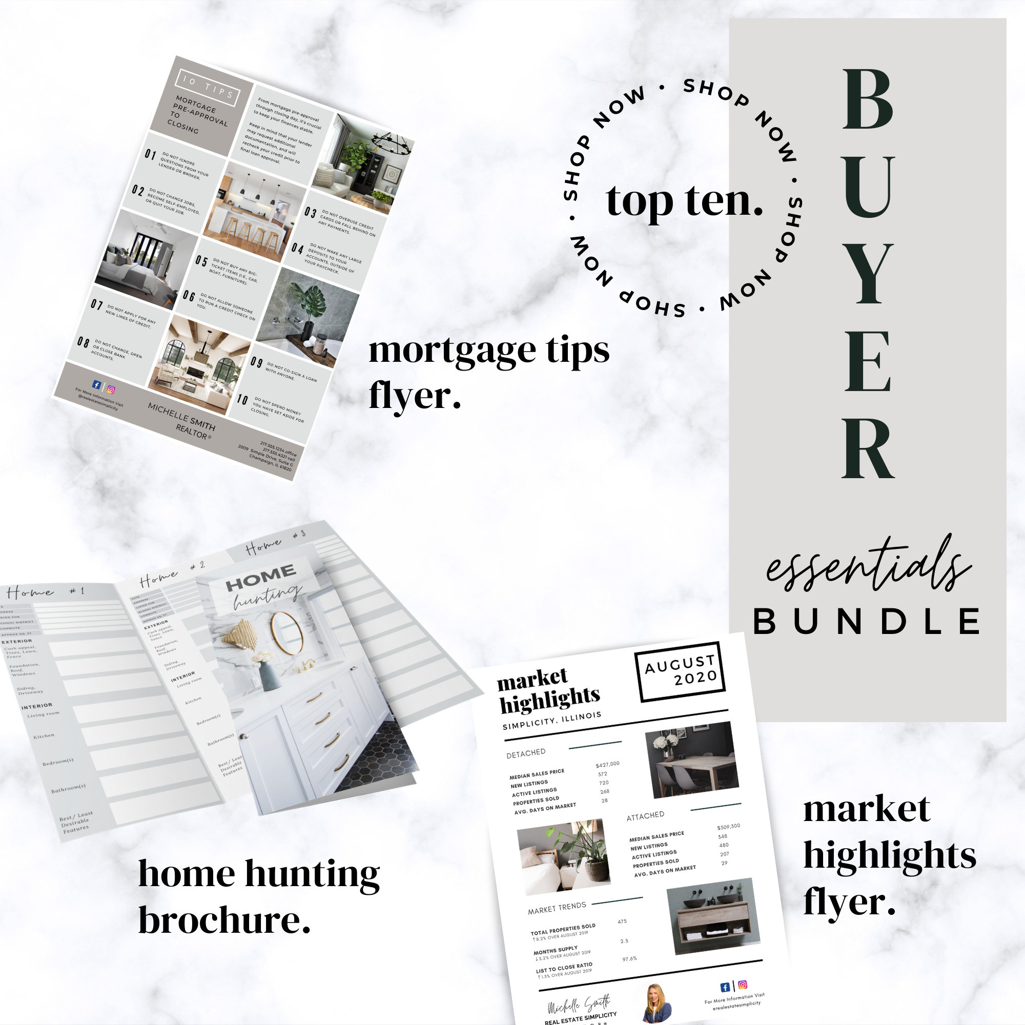 Real Estate Buyer Essentials Bundle Real Estate Marketing - Etsy