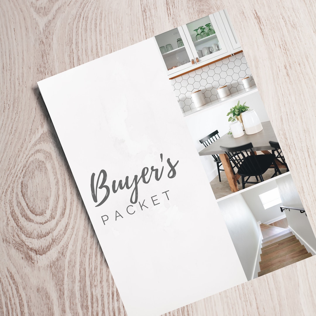 Real Estate Buyer's Packet, Real Estate Home Buyer Guide, Real Estate ...