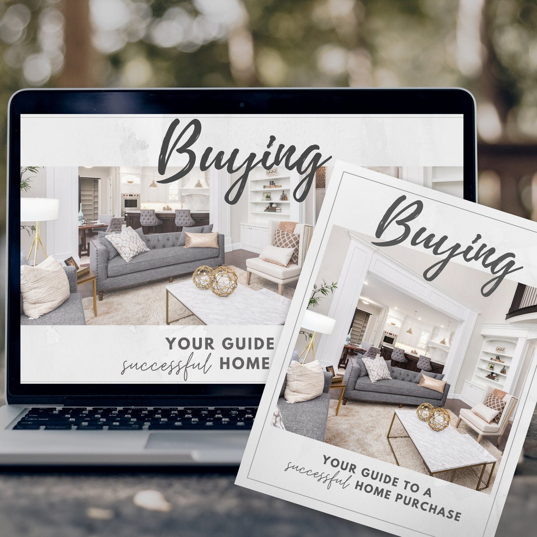 Real Estate Buyer's Presentation, Printable Buyer's Guide (portrait ...