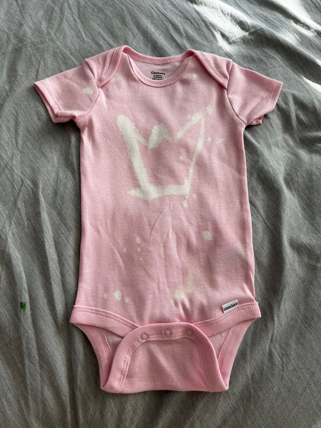 Light Pink Onsie for Baby Girls - Etsy
