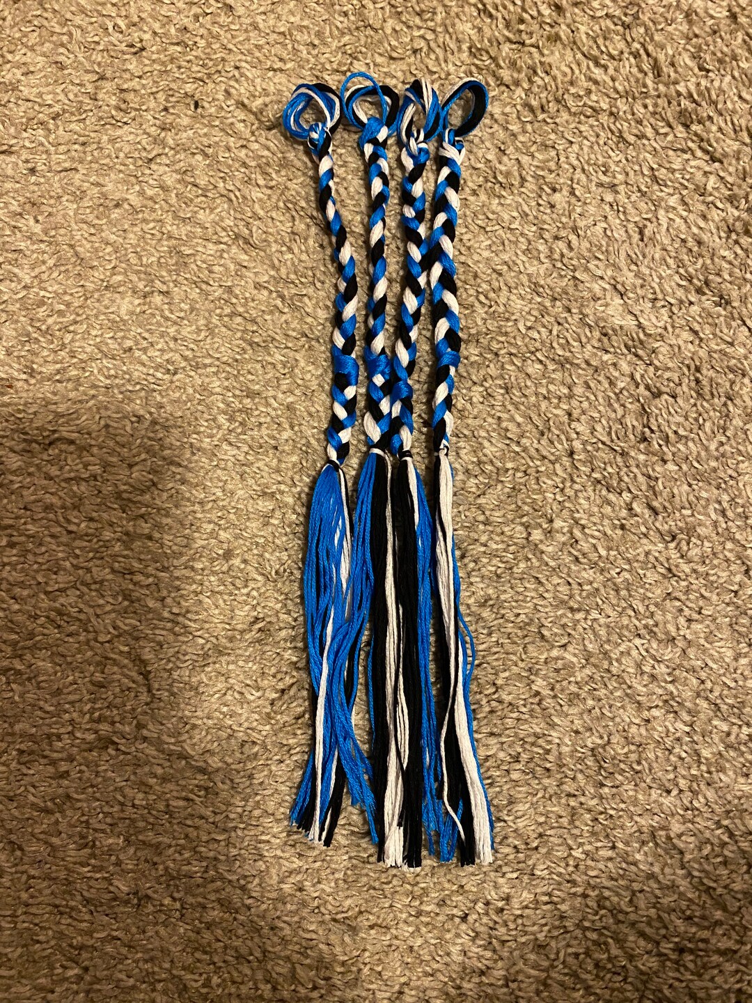 Blue Black & White Fringes for Hebrew Israelites - Etsy