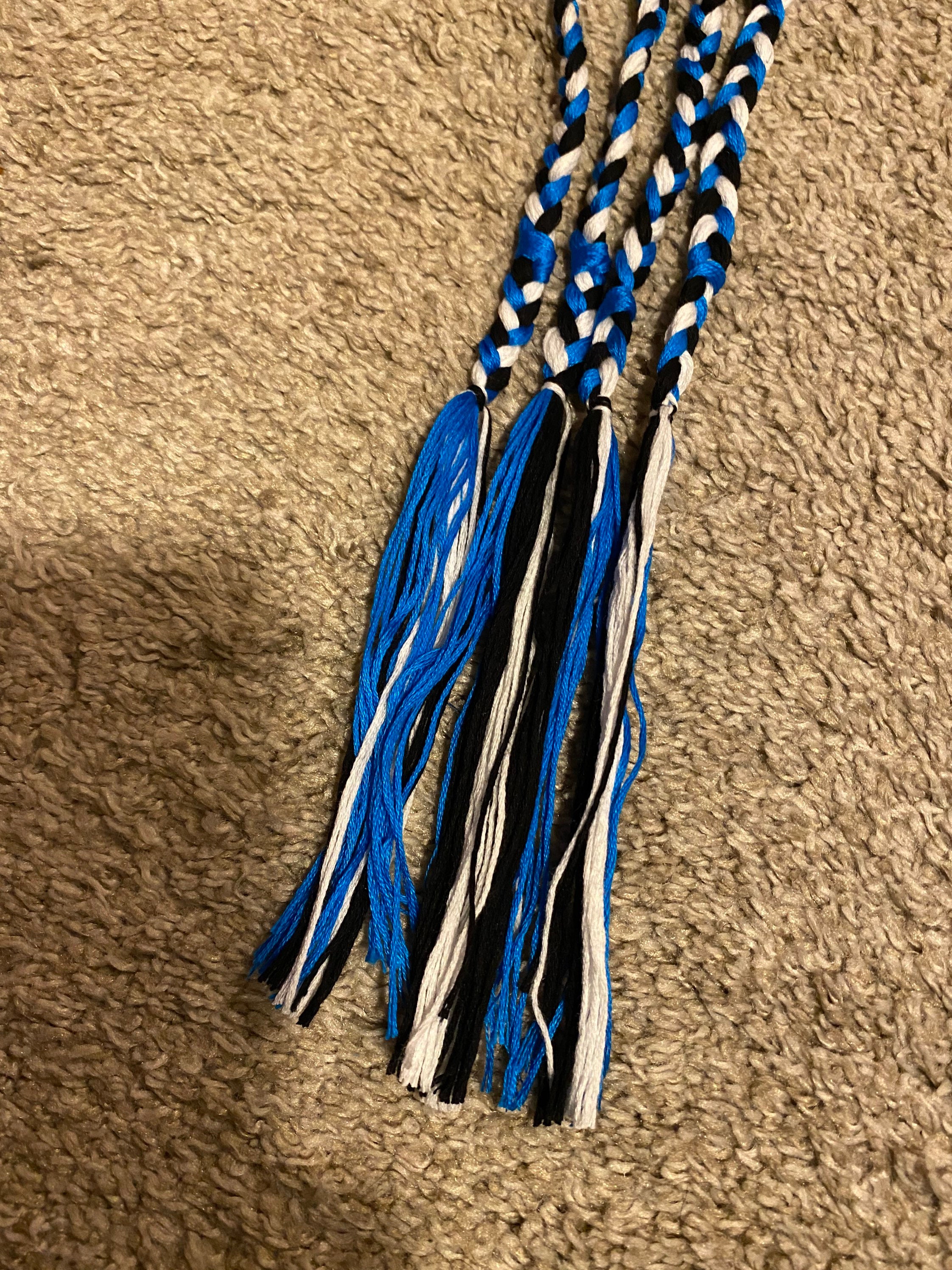 Blue Black & White Fringes for Hebrew Israelites - Etsy