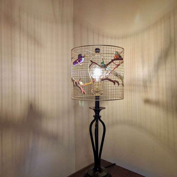 Bird Table Lamp - Etsy