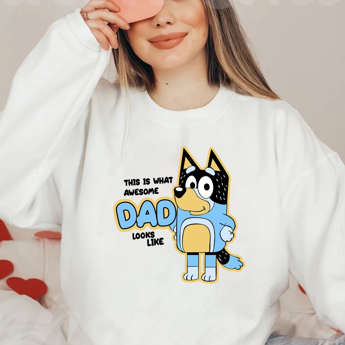 Bluey PNG, This is What Awesome Dad Look Like Png, Bluey Family Png ...