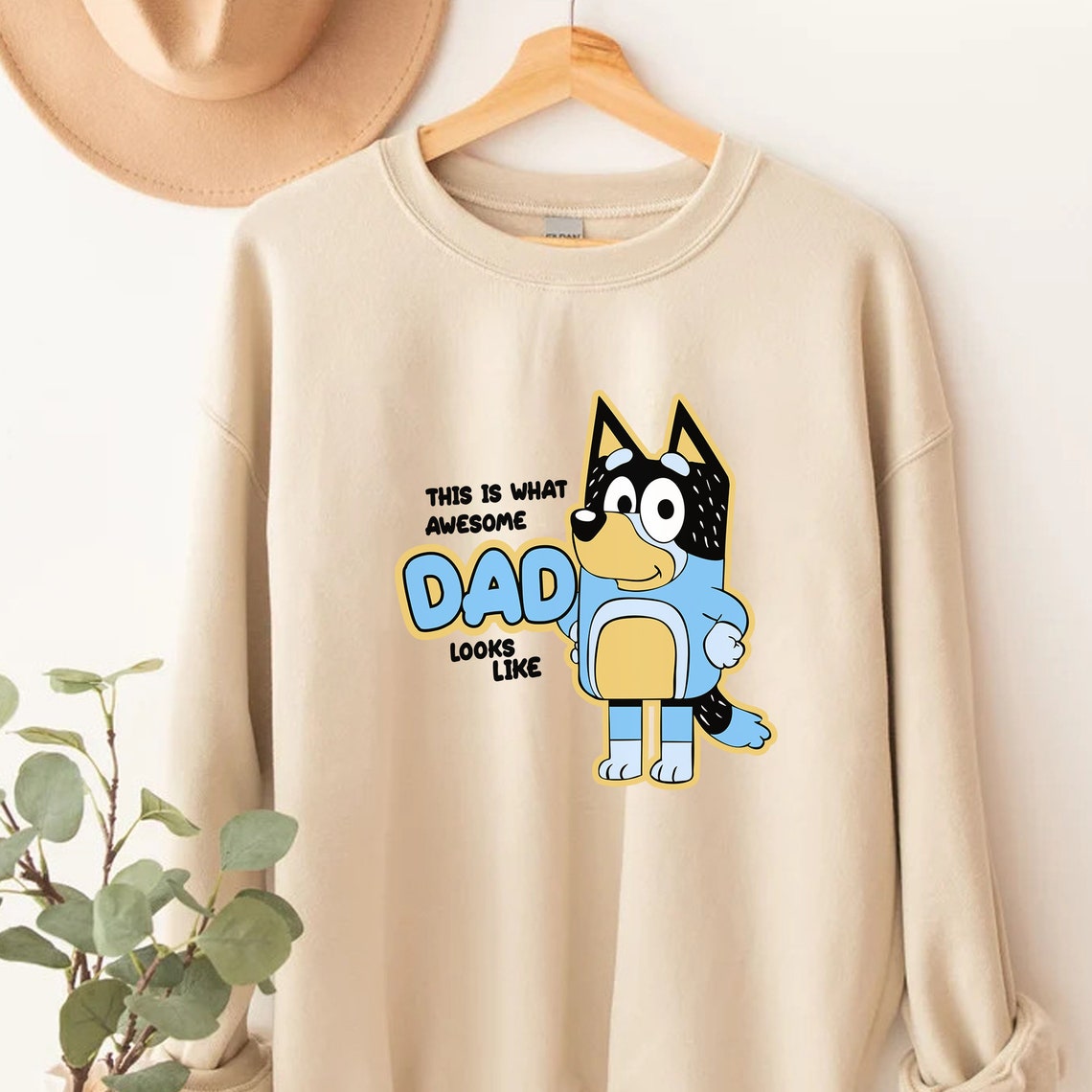 Bluey PNG, This is What Awesome Dad Look Like Png, Bluey Family Png ...