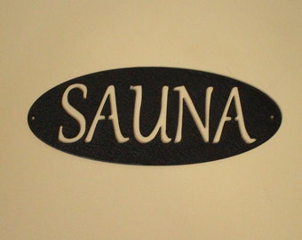 Sauna Sign - Etsy