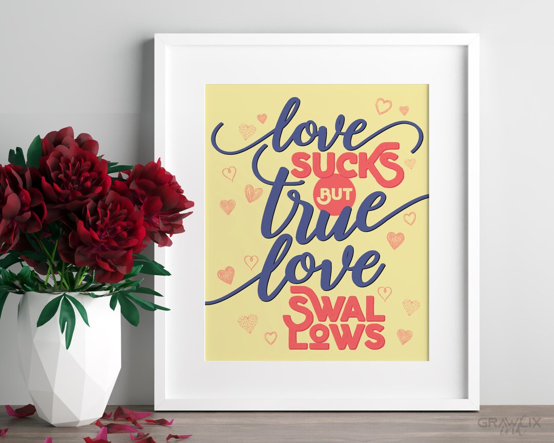 Funny Valentine Sign Digital Download Printable Wall Art - Etsy