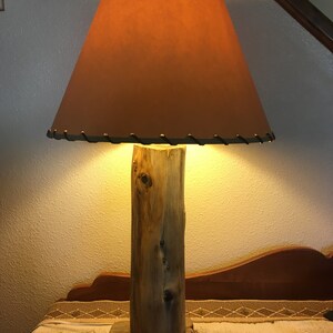 Log Table Lamp - Etsy