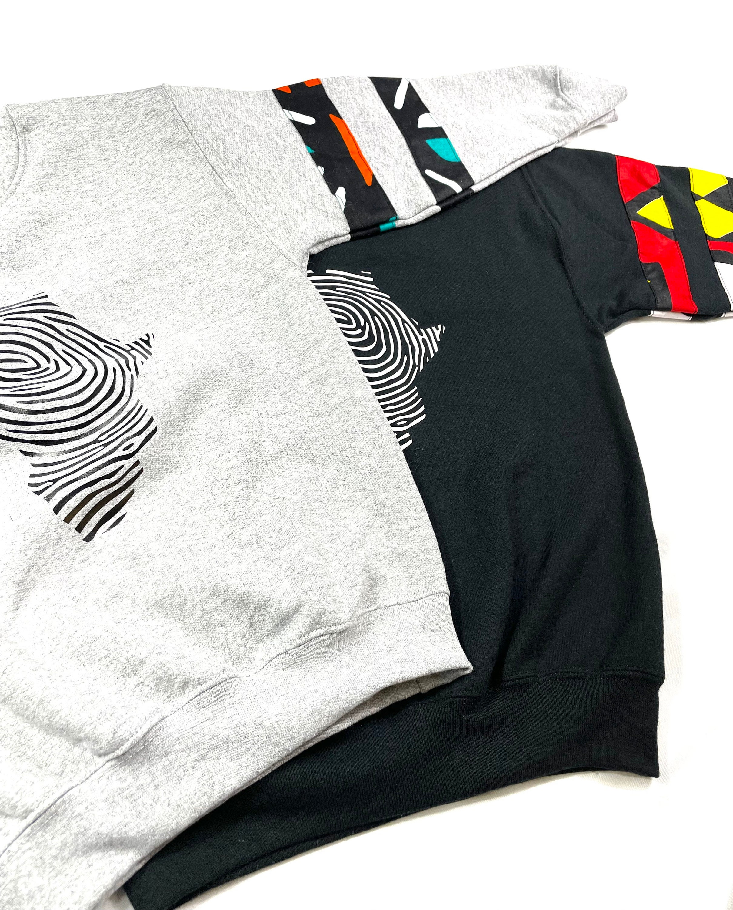 Sweatshirt With African Map and Ankara Fabric for Kids Kids - Etsy