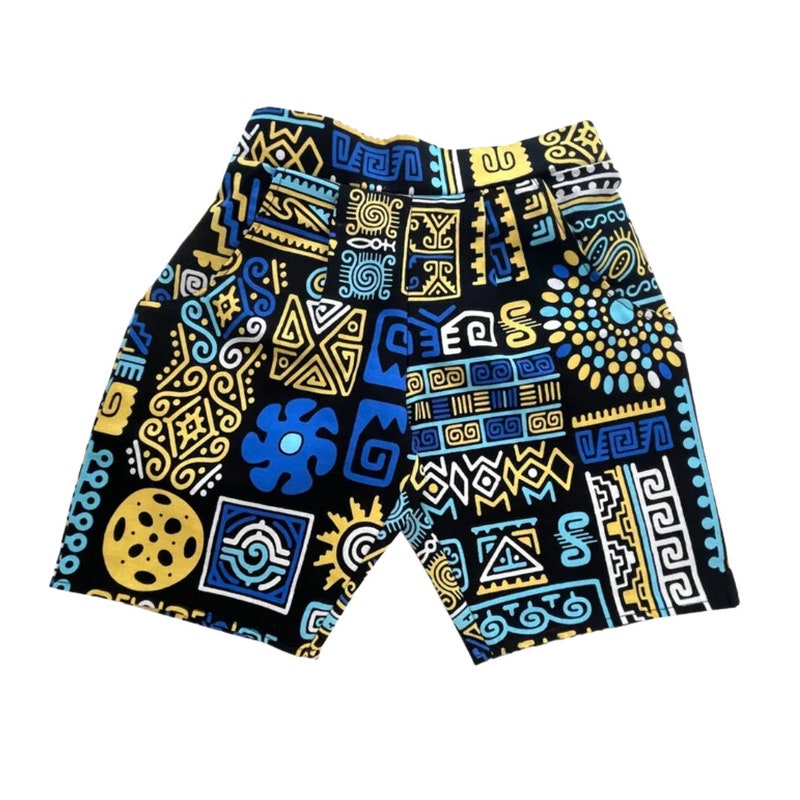 African Print Shorts - Etsy