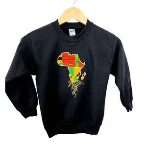 African Sweatshirt and Pants Outfit, African Map Sweatshirt and African ...