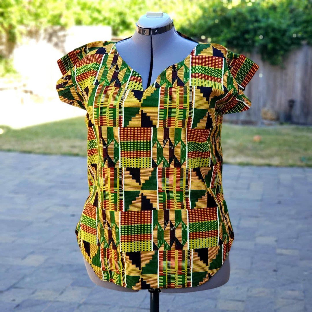 African Print Top For Women Ankara Summer Top Plus Size African Print