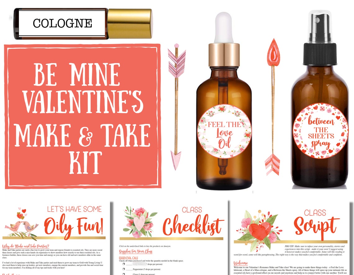 Winter Make & Take Kit Class Bundle Essential Oil Roller - Etsy
