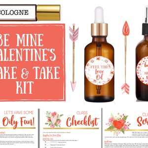 Winter Make & Take Kit Class Bundle, Essential Oil Roller Labels ...