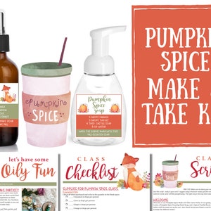 Fall Make and Take Kit Class Bundle, Essential Oil Roller Labels ...