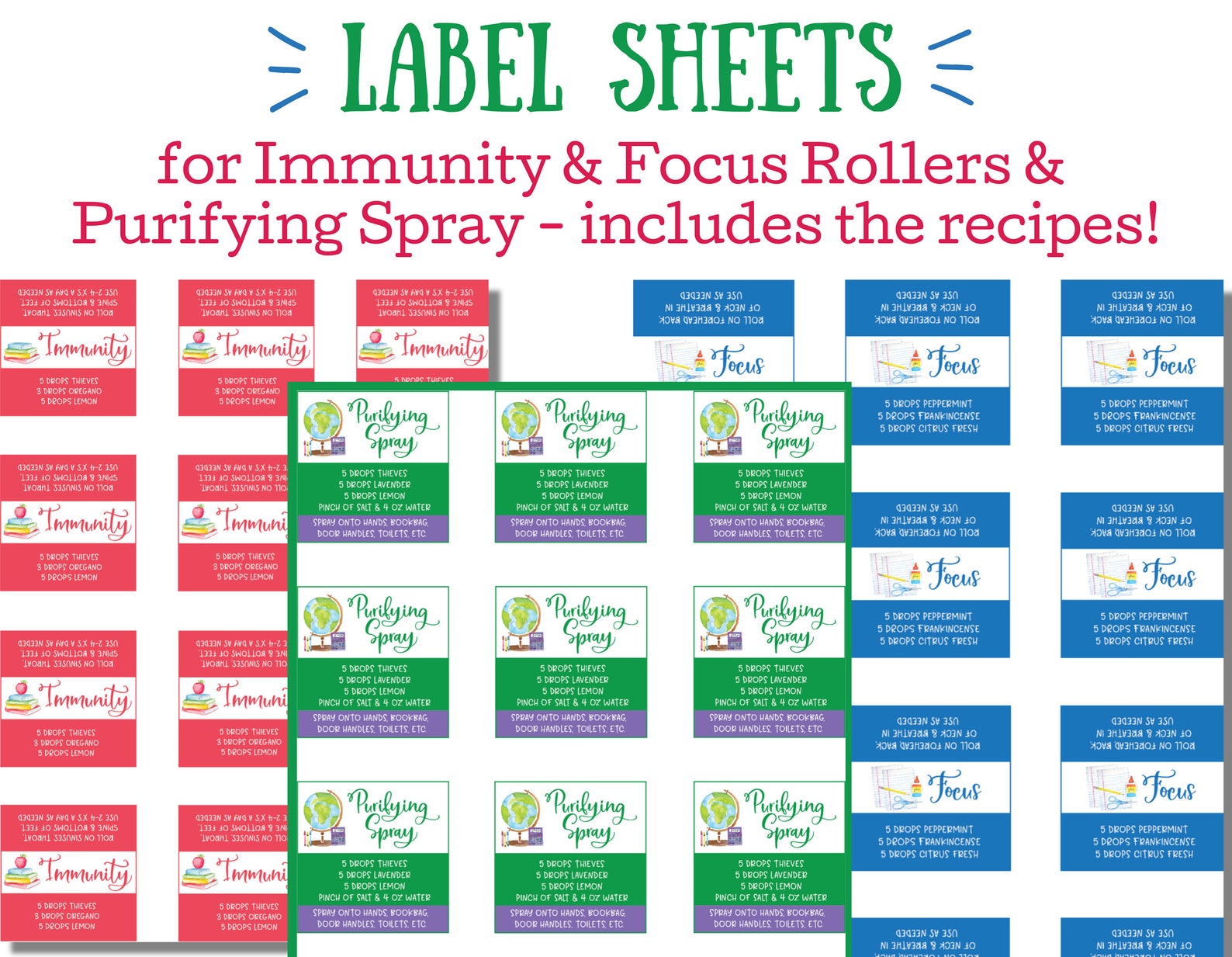 Mini Make and Take Kit for Back to School Essential Oil - Etsy