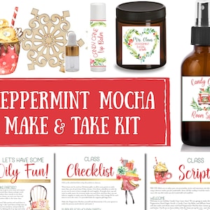 Make and Take Kit for the Holidays - Peppermint Mocha - Essential Oil ...