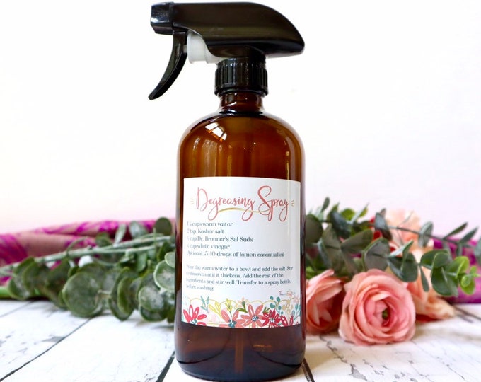 Degreasing and Heavy Duty Cleaner Spray Recipe Label Sticker - Etsy