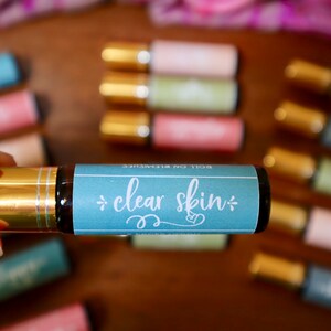 17 Essential Oil Roller Bottle Printable Recipe Stickers- Essential Oil ...