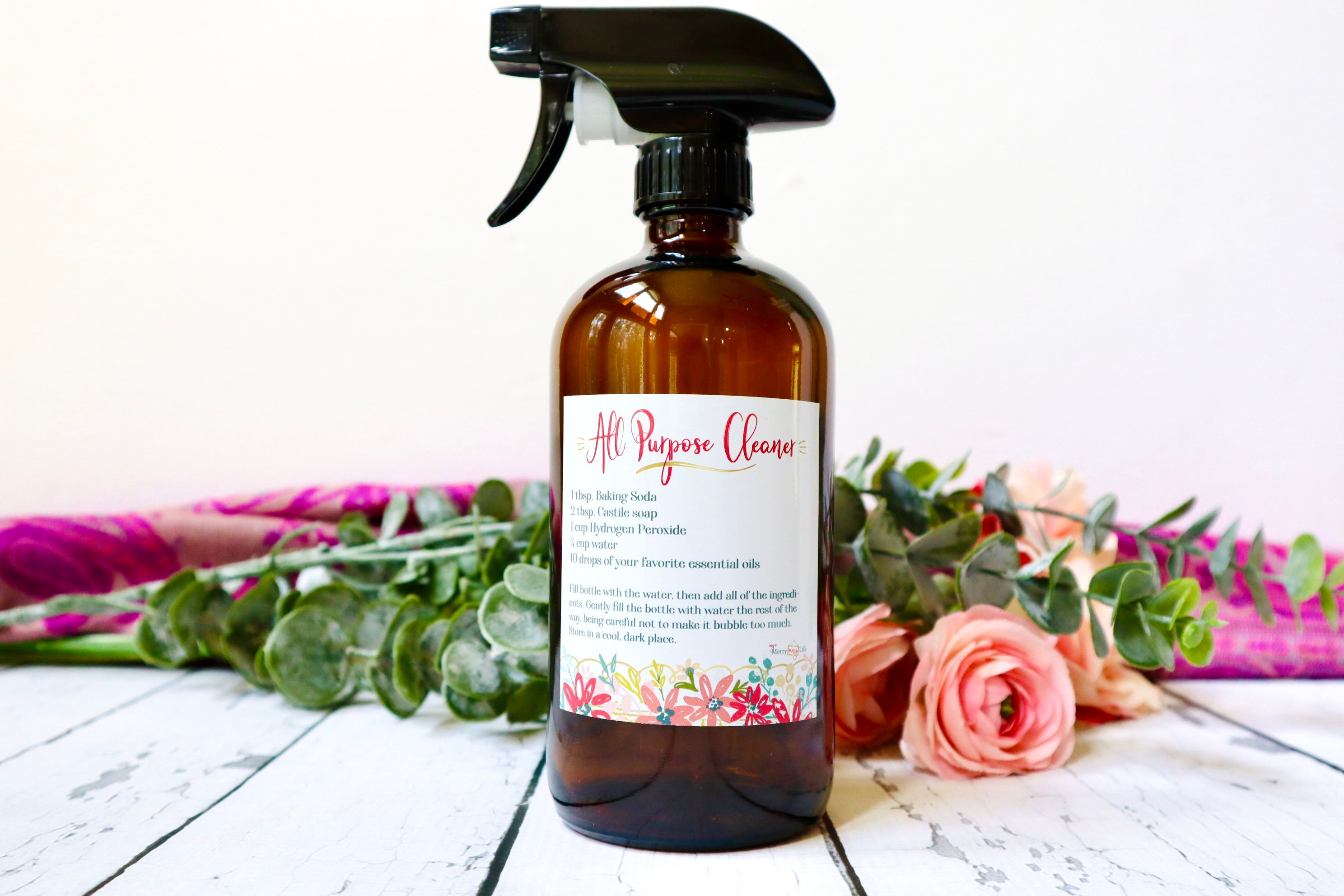 All Purpose Cleaner Vinyl Sticker Bottle Label Cleaning Label ...