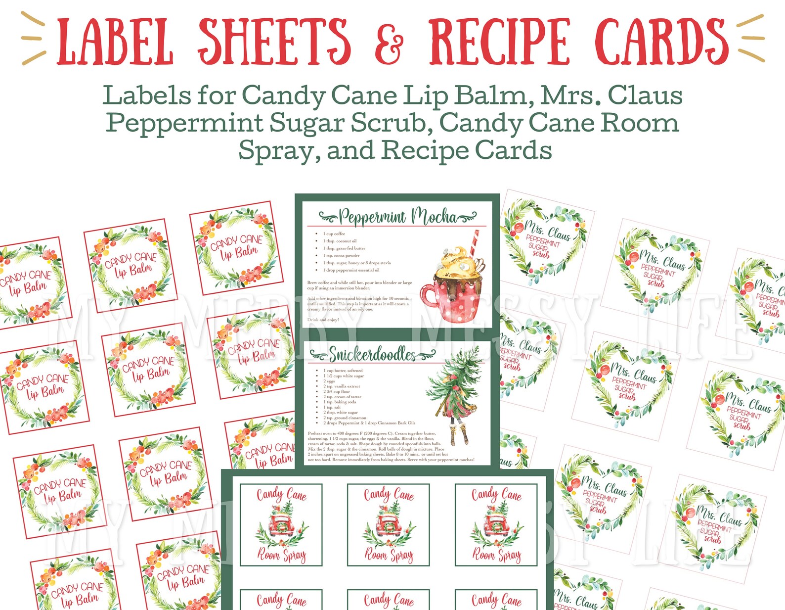 Make and Take Kit for the Holidays Peppermint Mocha | Etsy