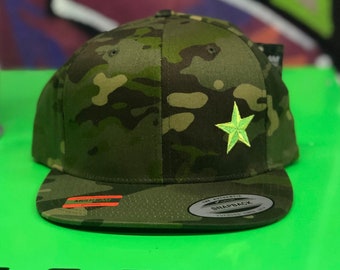 Camo Flat Bill Hat - Etsy