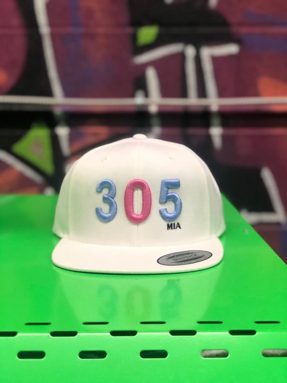 305 Miami Heat Alternative Jersey Flat Bill Hat - Etsy