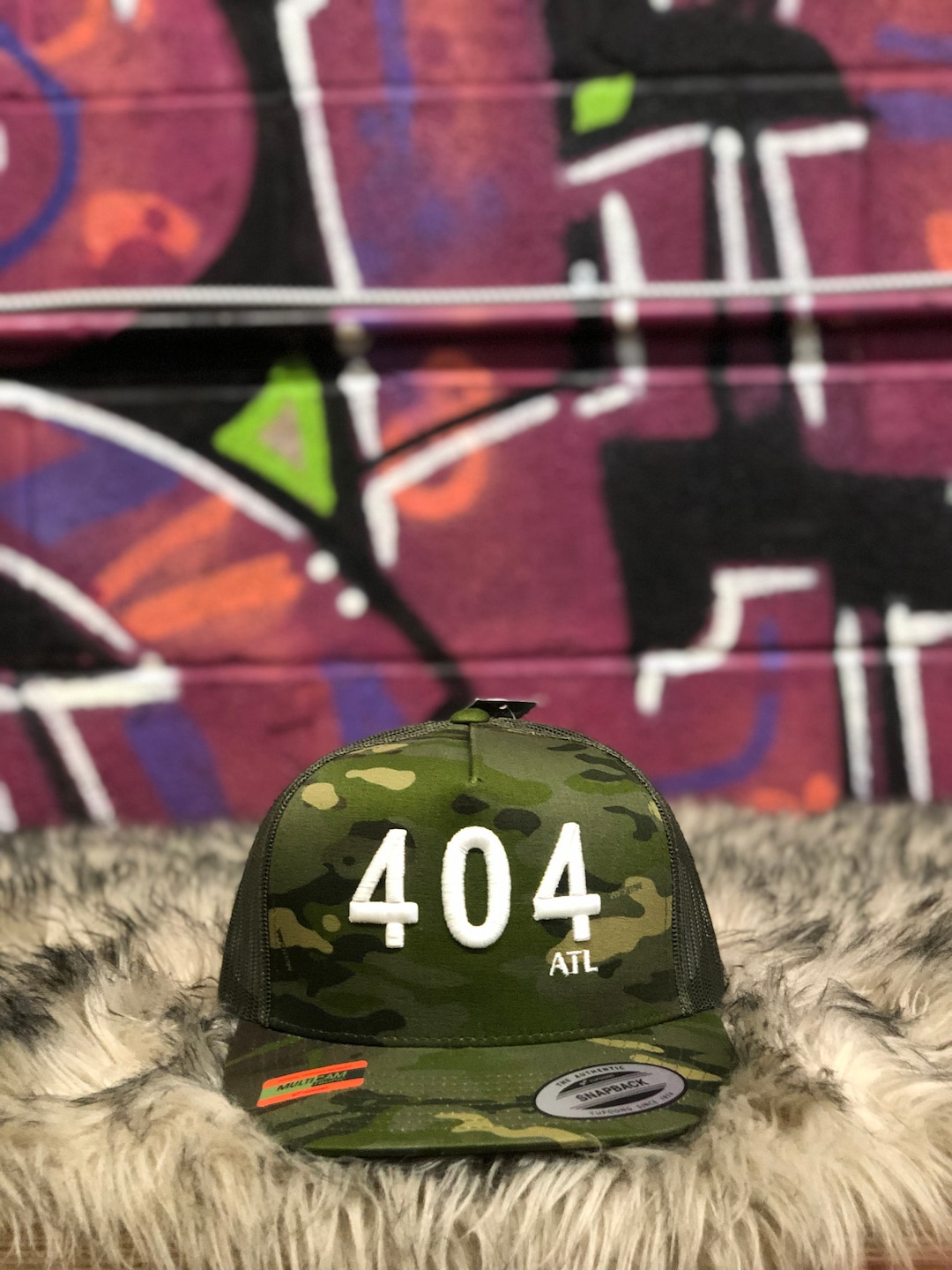 Custom Embroidered 404 Atlanta Hat, 3 D Puff Embroidery Hat, Custom ...