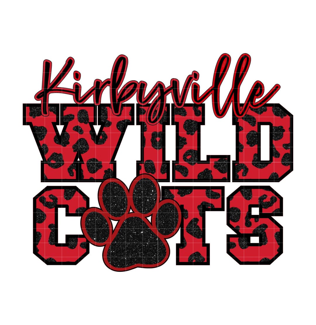 Wildcats Paw Print PNG File, Digital Download - Etsy