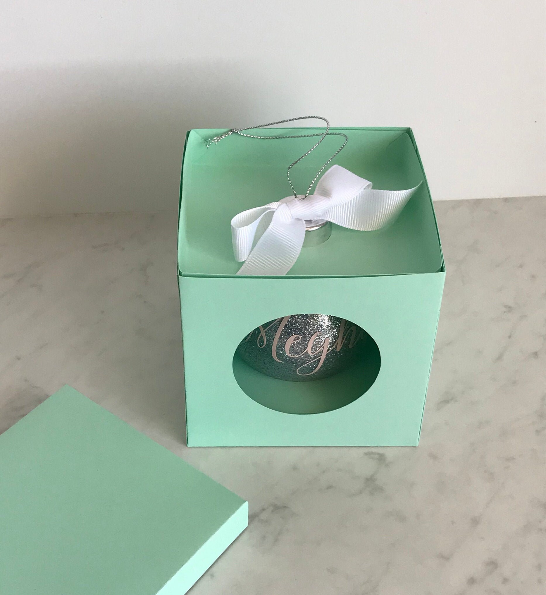 Simple Bauble Box - 70mm - SVG File - Etsy Australia