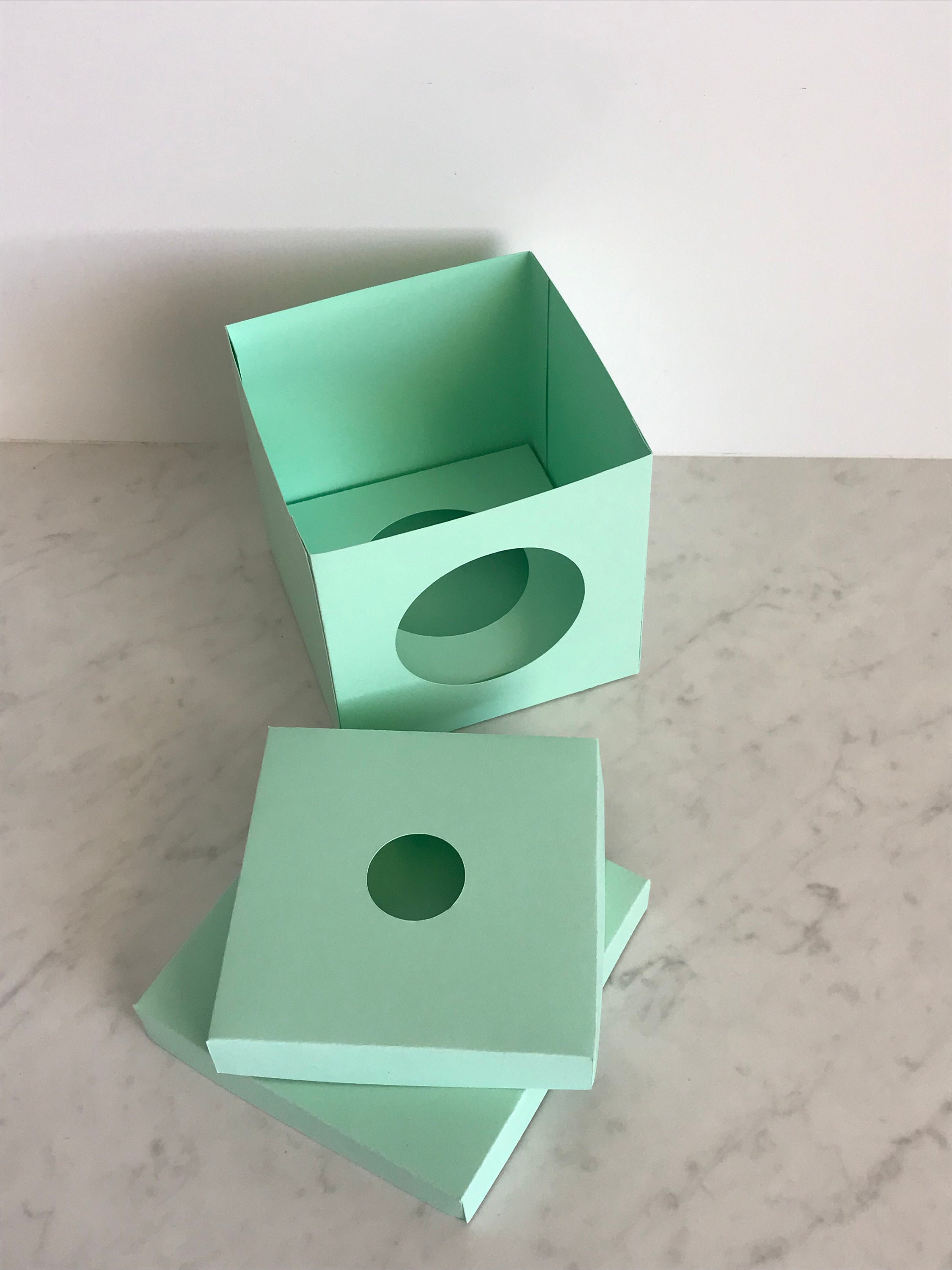 Simple Bauble Box - 70mm - SVG File - Etsy Australia