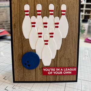 Bowling-themed Greeting Card | Sports Greeting Card | Birthday Card for ...