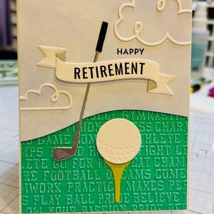 Golfing-themed Retirement Card | Sports Greeting Card | Golf Card for ...