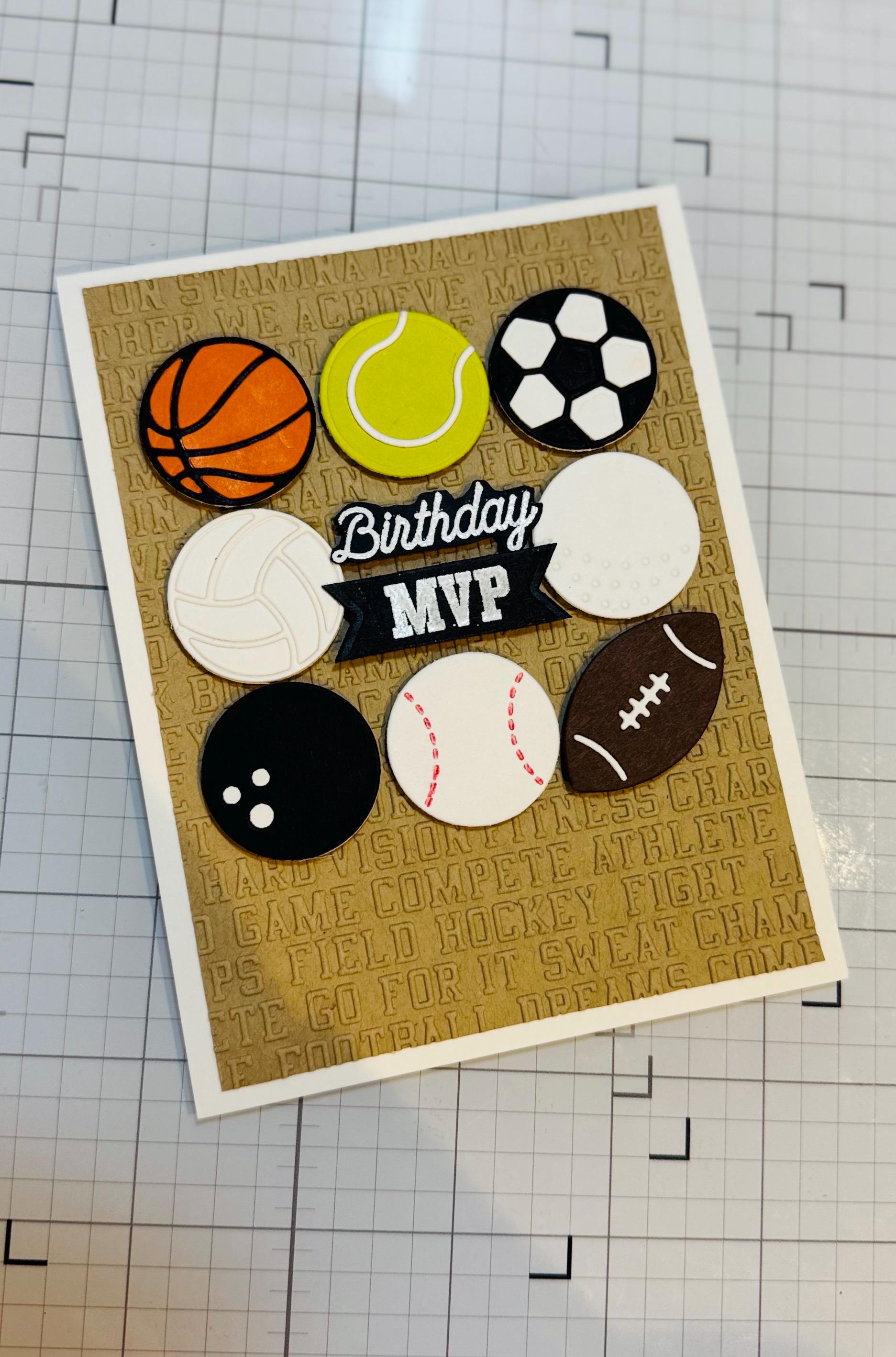 Sports-themed Birthday Card | Sports Greeting Card | Birthday Card for ...