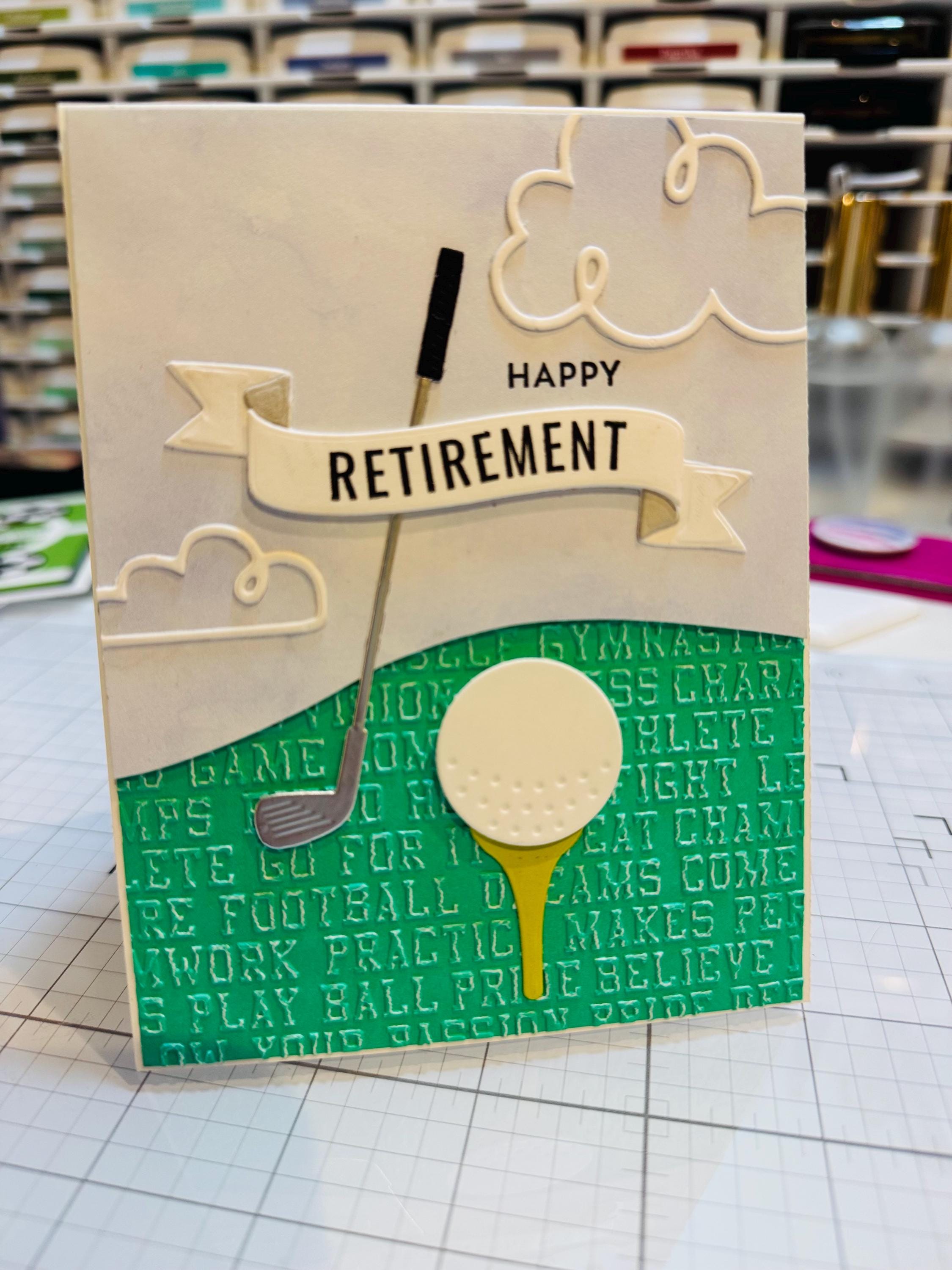 Golfing-themed Retirement Card | Sports Greeting Card | Golf Card for ...
